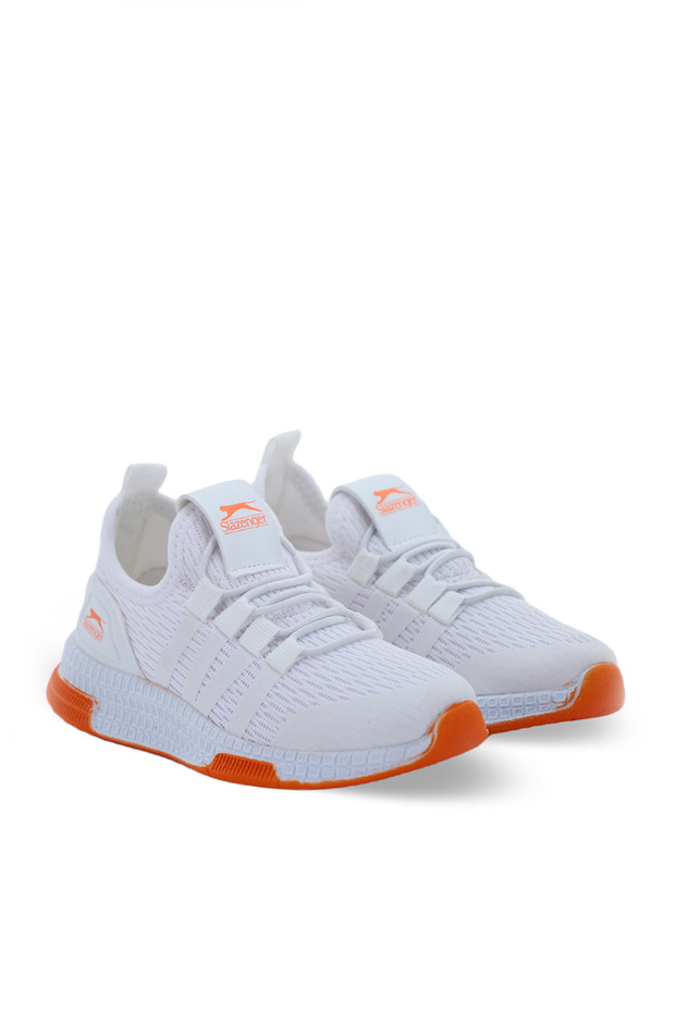 Slazenger Ebba I Sneaker Kids Shoes White / Orange- Trendyol