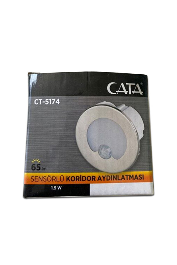 Cata Ct-5174 1.5w Koridor Led Armatür Sensörlü 6400k Beyaz - Fiyatı ...