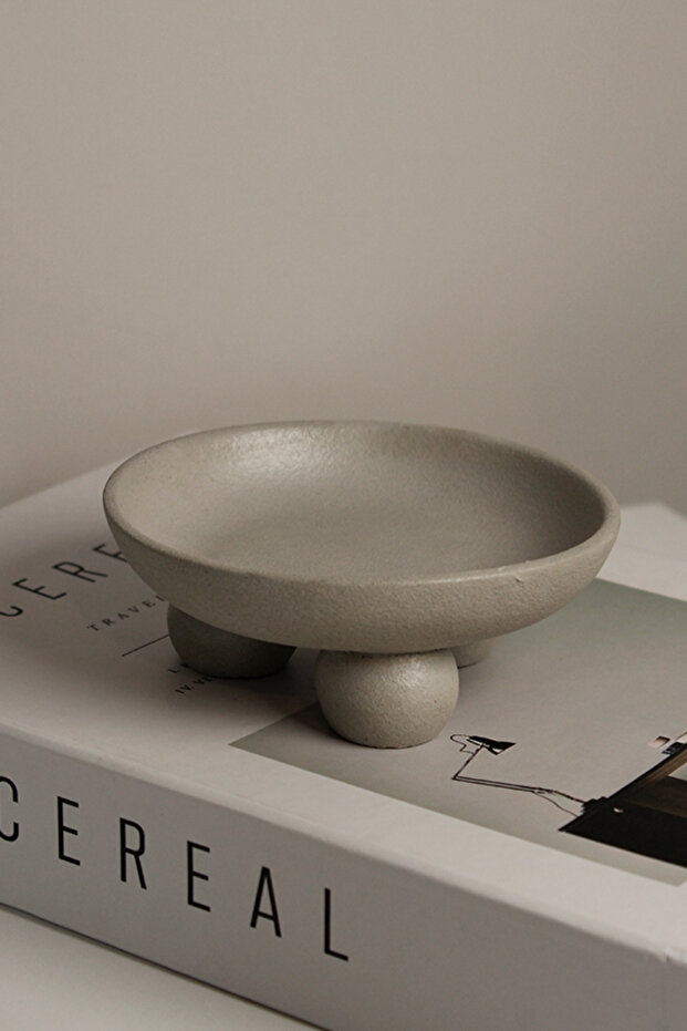 The Craft Thor Dokulu Üç Ayaklı Mini Beton Organizer/düzenleyici/kase ...