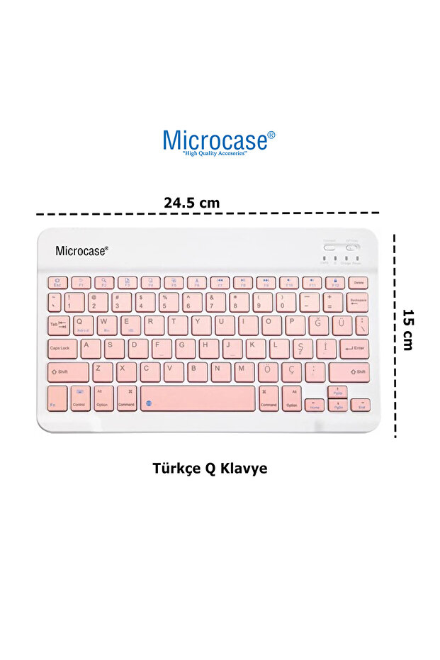 Microcase TCL NXTPAPER 14 inch Tablet için Çanta + Bluetooth Klavye ...
