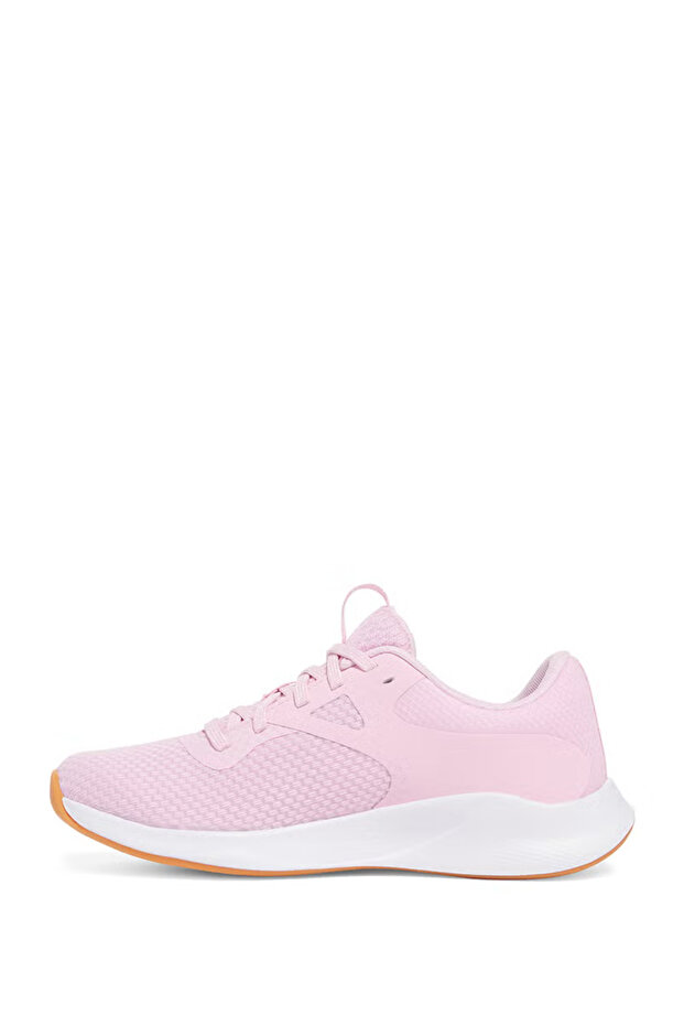 Under Armour Kadın Marka Logolu Rahat Taban Bağıcıklı Pembe Sneaker ...