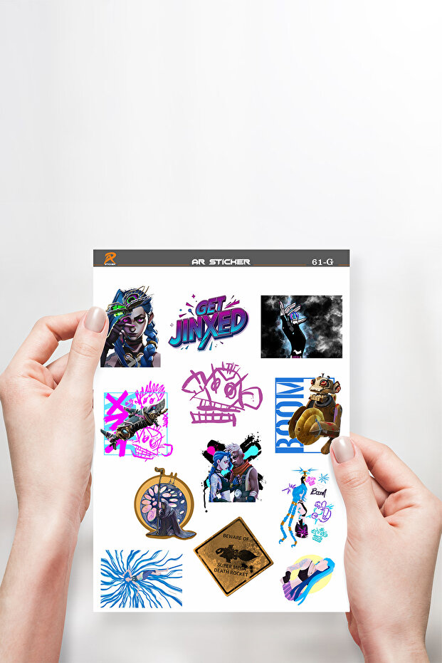 AR Sticker Arcane Laptop Notebook Tablet Sticker Full Paket - 10SET ...