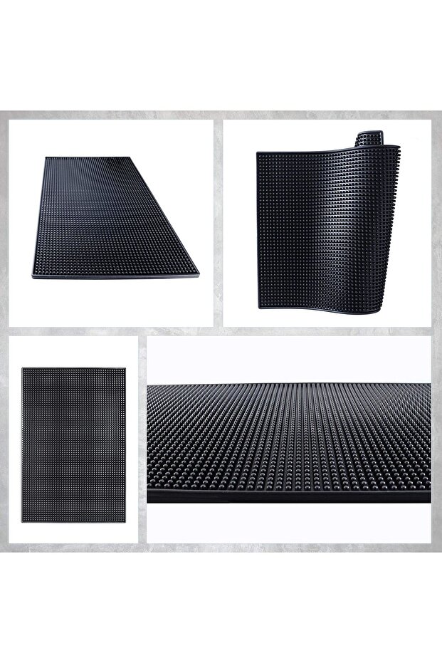 Chavin 30x45 cm. 6 mm. Kalın Mat Siyah Renk Büyük Bar Lastiği cin379 ...