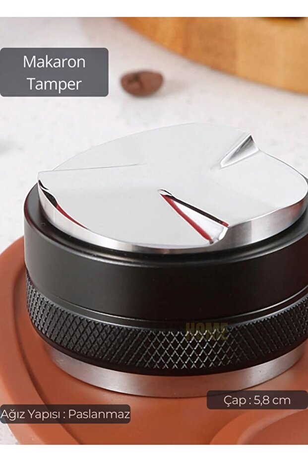 Jet's Home Tamper Makaron Paslanmaz Çelik Kahve Tamperi 58 mm - Fiyatı ...