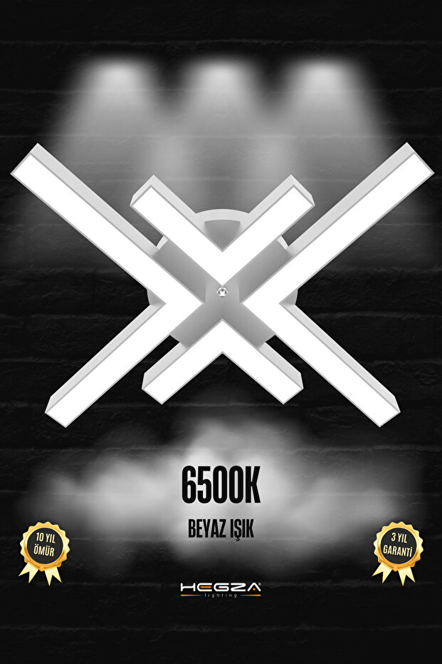 Hegza Lighting Arana ( Gri Kasa, Beyaz Işık ) Ledli Modern Plafonyer Led Avize, Salon, Mutfak ...