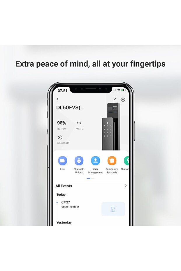 EZVIZ DL50FVS – 3D Yüz Tanıma ve Akıllı Özelliklere Sahip Modern ...