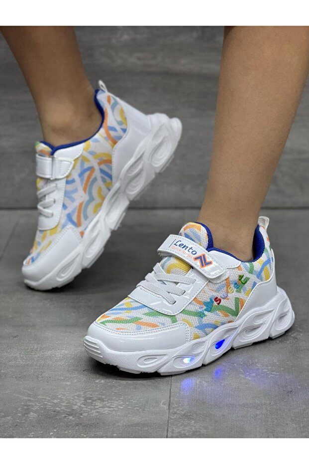 brosco Çocuk Unisex Ortopedik Snakers Işılklı(Lambalı)Spor Ayakkabı ...