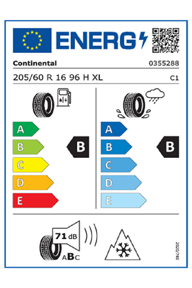 Continental 205/60R16 96H XL AllSeasonContact 2 Oto 4 Mevsim Lastiği ...