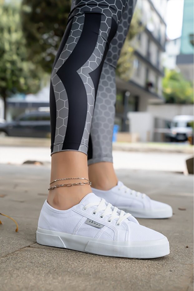 Shupe Kadın Günlük Yürüyüş Ayakkabısı Keten Spor Ayakkabı Sneaker ...
