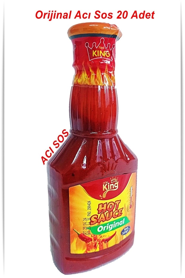 NEW KING Orijinal Acı Sos 20 Adet Hot Sauce Original (Şimdi sipariş ...