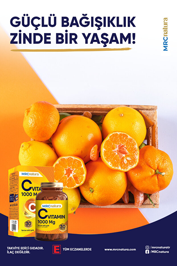 MRCNATURA Mrc Natura C Vıtamın 1000 Mg 30 Tablet - Fiyatı, Yorumları