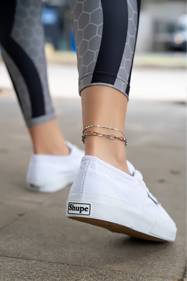 Shupe Kadın Günlük Yürüyüş Ayakkabısı Keten Spor Ayakkabı Sneaker ...