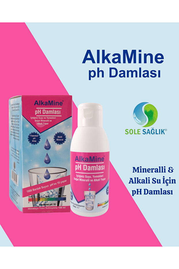 alkamine Sole Sağlık AlkaMine Alkali pH Damlası 100 ml - Fiyatı, Yorumları