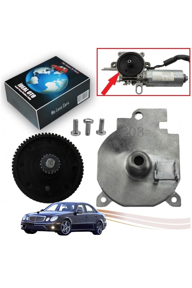 İDEAL OTOMOTİV Mercedes E-Sınıfı W211 2002-2009 İçin Sunroof Motor ...