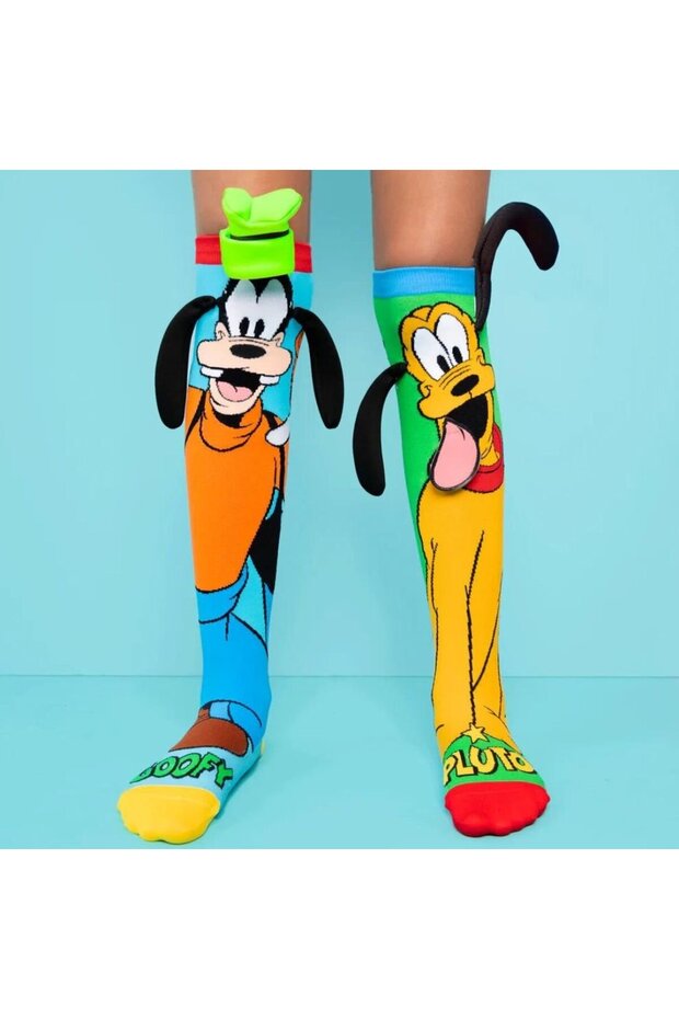 MADMIA Madmia unisex φανταστικές πολύχρωμες κάλτσες Pluto & Goofy για ...