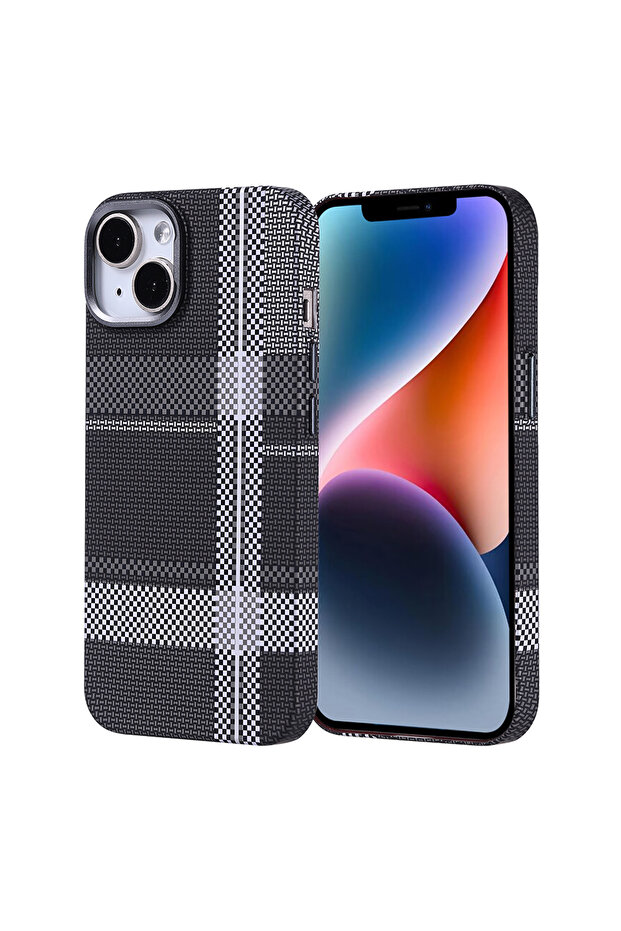 Genel Markalar iPhone 13 Kılıf Magsafe Şarj Özellikli Karbon Fiber Görünümlü Zore Nekst Kapak ...