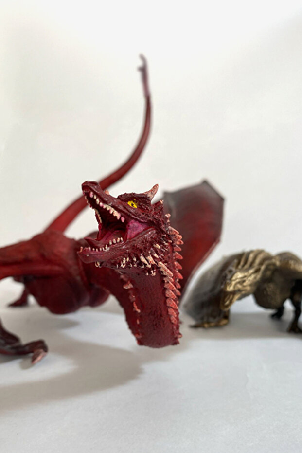 Bayargrafik Efsanevi kan solucanı Ejderhası Caraxes hotd temalı – Koleksiyonluk Model (Dev boyut ...