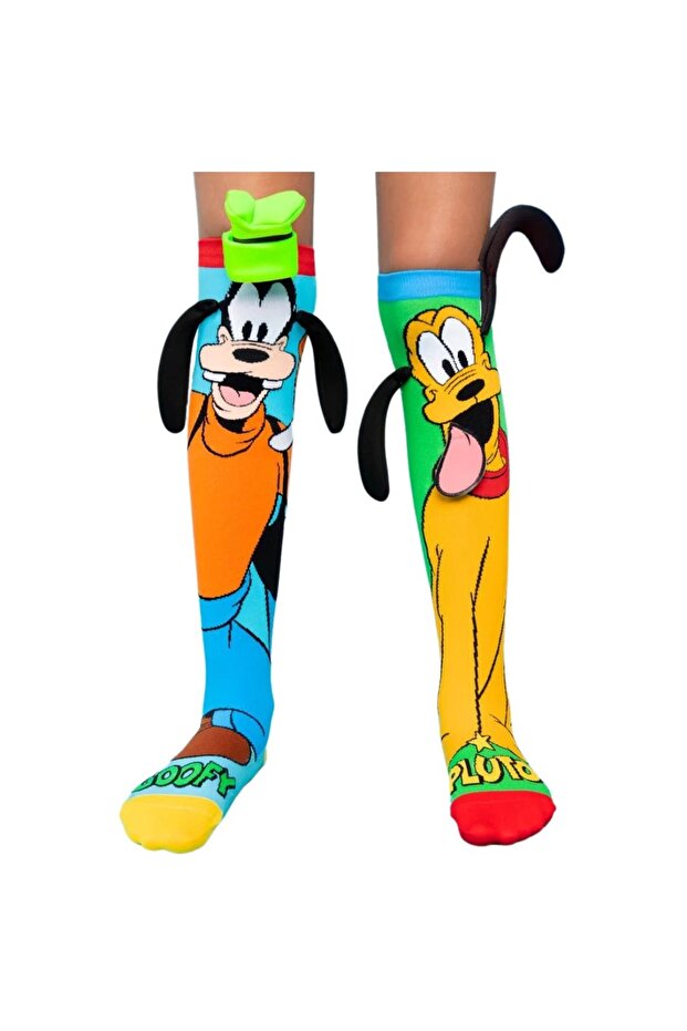 MADMIA Madmia unisex φανταστικές πολύχρωμες κάλτσες Pluto & Goofy για ...