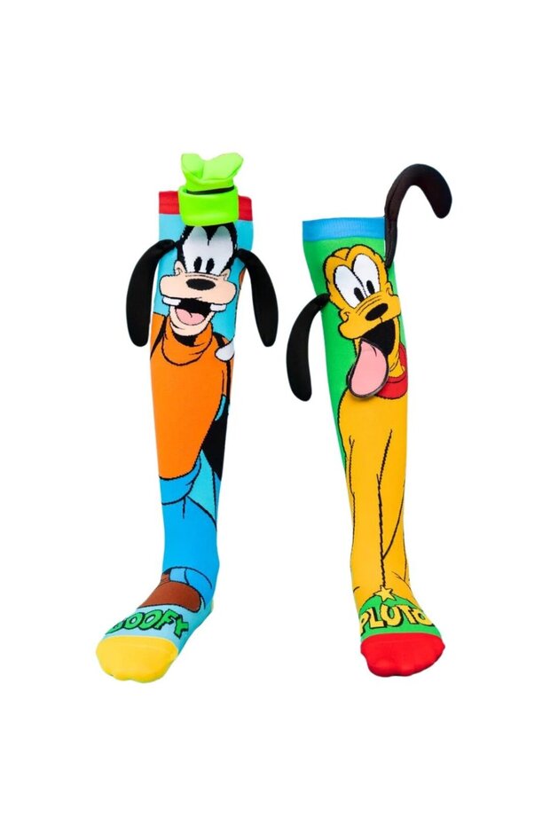 MADMIA Madmia unisex φανταστικές πολύχρωμες κάλτσες Pluto & Goofy για ...