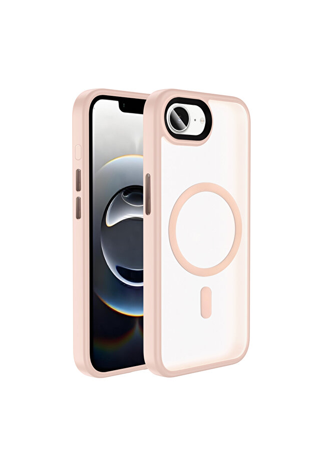 Genel Markalar Apple iPhone 16E için Uyumlu Kılıf Mat Arka Yüzey ...