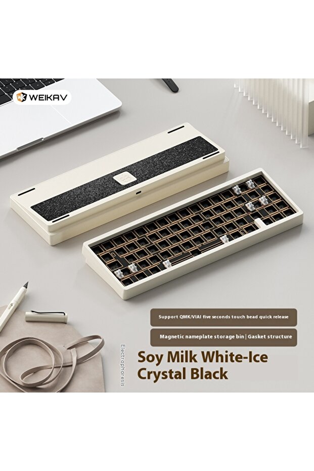 Choice No Switch Keycaps Ver2 dou nai Weikav Lucky65 V2 Mechanical ...