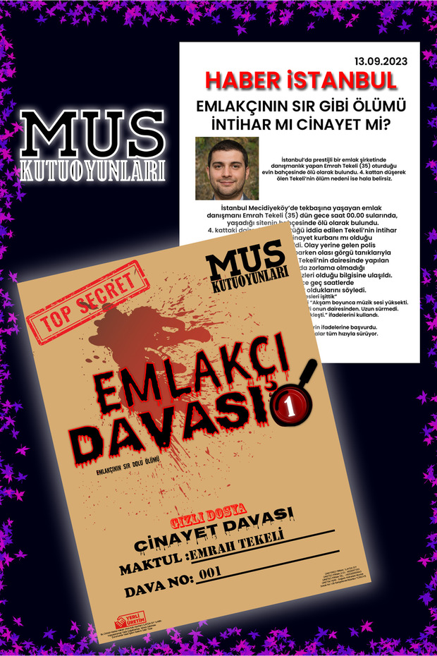 MUS Kutu Oyunları The Estate Agent's Death Full of Secrets Detective ...