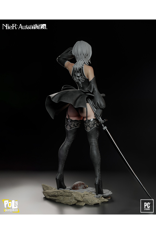 Poly Collectibles 2B V2 - Nier Automata - Premium Collectibles Figure ...