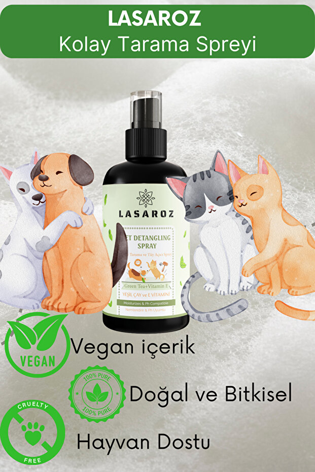 lasaroz Kedi Köpek Kolay Tarama Spreyi Kedi Bakım Ürünleri Köpek Kıtık ...