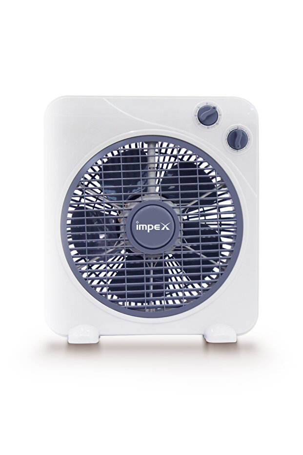 İMPEX 10 Inch Box Fan | 30W | 3 Speed Modes | 60 Min Timer | Copper ...