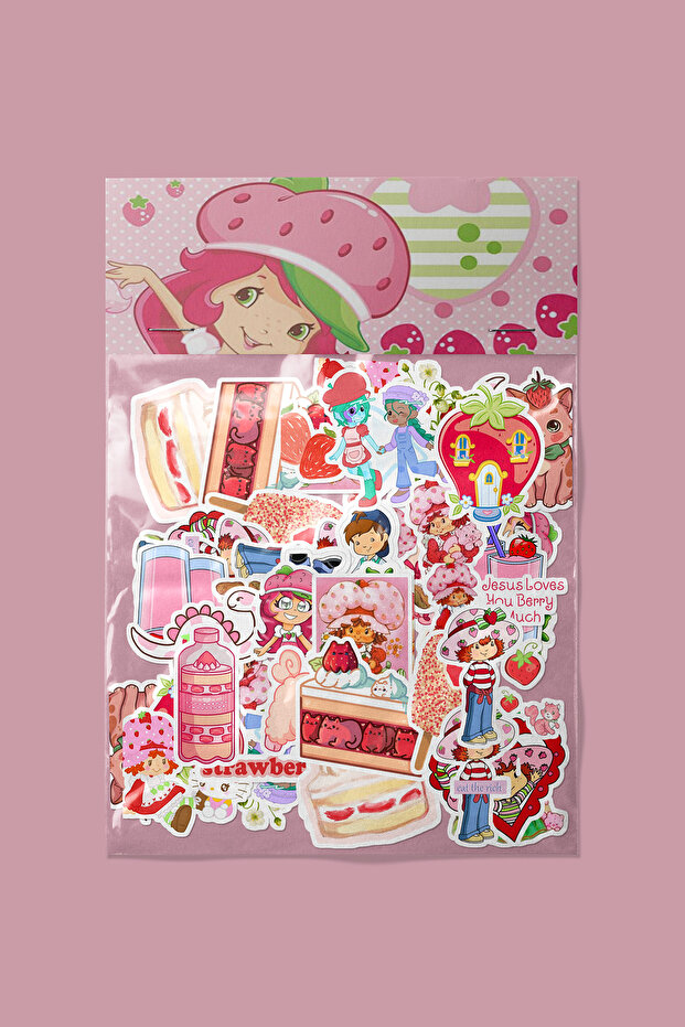 dadi ramba Çilek Kız Sticker paketi -Bullet Journal - Ajanda - Planner ...