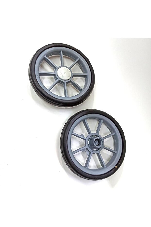 abnturk PLASTİK PAZAR ARABASI BEBEK ARABASI TEKER TAKIMI 2 ADET ...