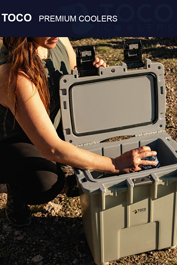 TOCO COOLERS 20 Qt Taşınabilir Soğutucu Araç Ve Kamp Buzluğu Outdoor ...