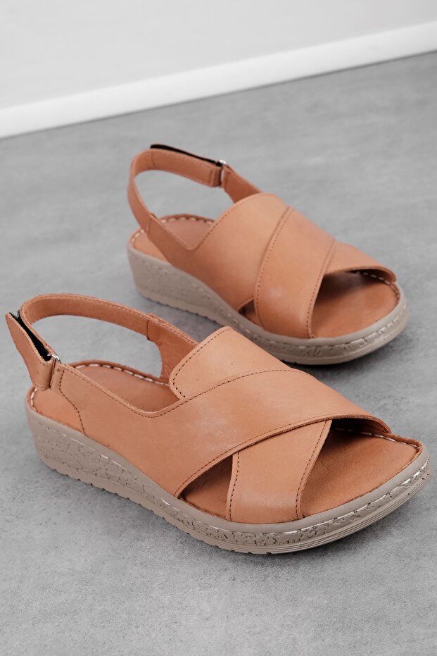 LAL SHOES & BAGS Sentence Kadın Hakiki Deri Alçak Topuklu Ortopedik ...