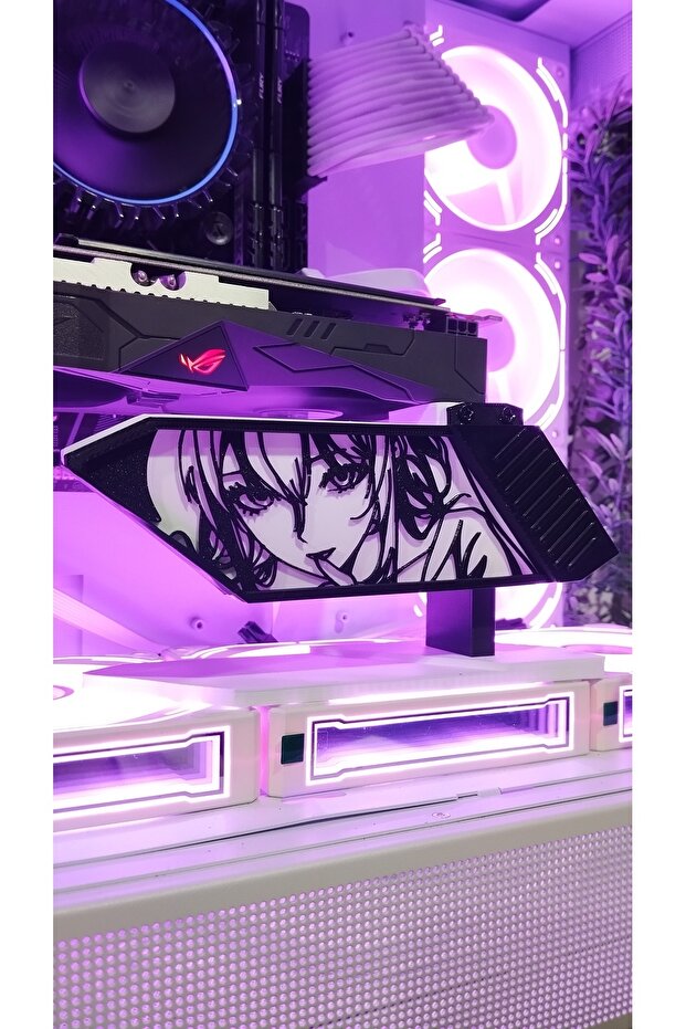 Caseybox Cute Girl Ekran Kartı Tutucu Ayarlanabilir (8-11 CM) Gpu ...