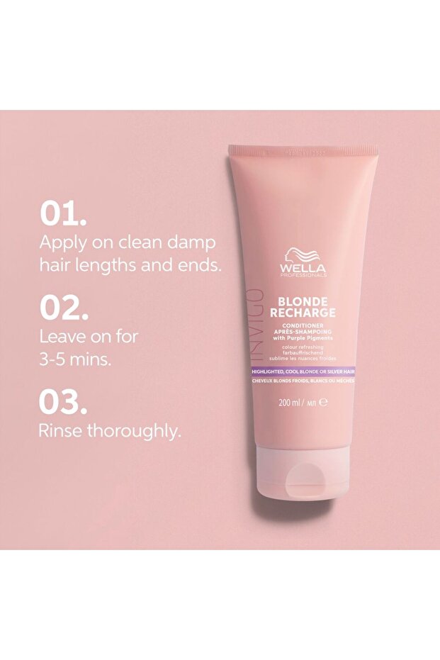 Wella Professionals Balsam par Wella Professionals Color Recharge Cool ...