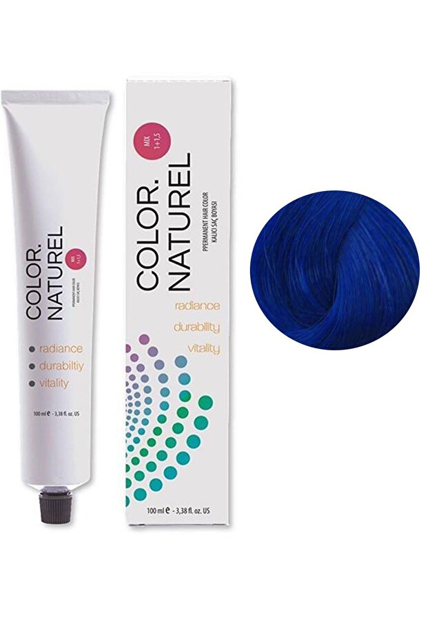 Color Naturel Mavi Kalıcı Saç Boyası 100 ml - Fiyatı, Yorumları