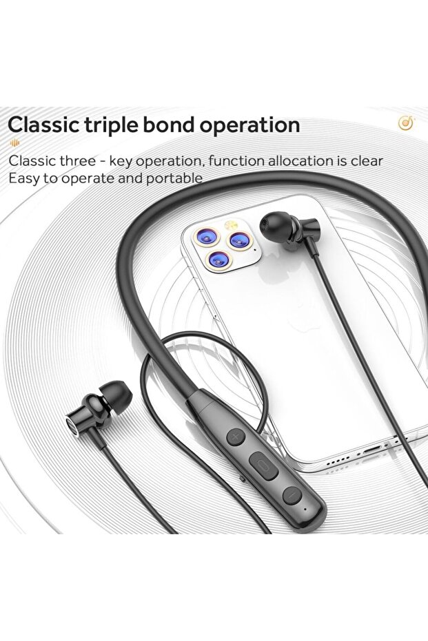 IQ TOUCH SOLO-X7 Bluetooth Neckband Earphones, 100Hrs Playtime, Stereo ...