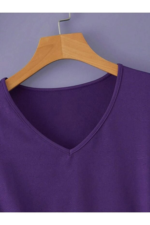 BRLKN Kadın V Yaka Regular T-shirt - Fiyatı, Yorumları