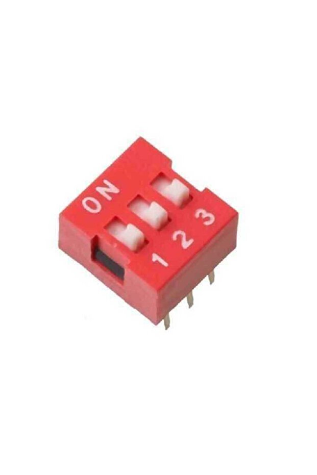 Rodevino 5 Adet 3 Pin Dıp Switch Kırmızı On‑off 2.54 mm Pcb - Fiyatı ...