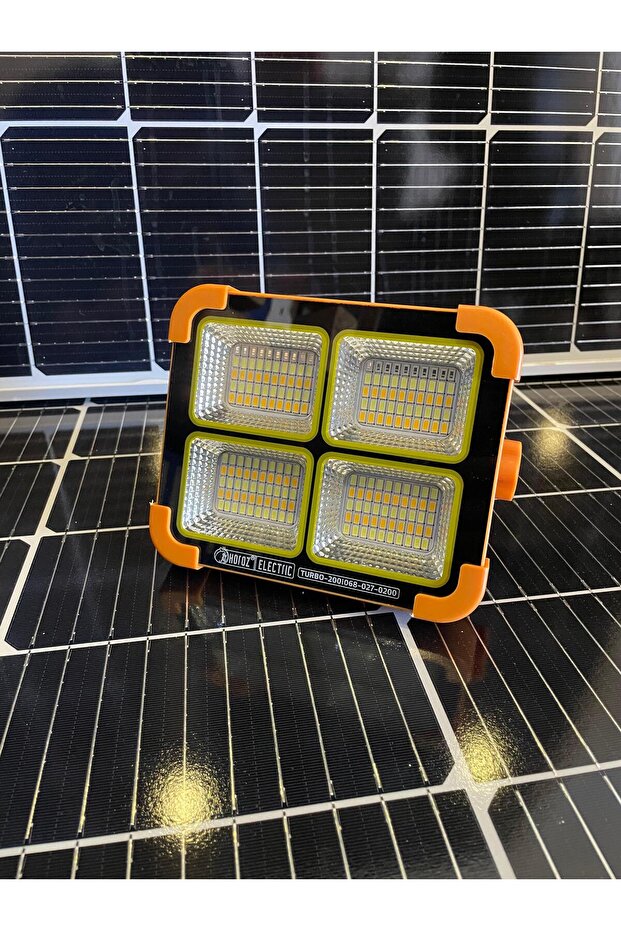 Horoz Electric Solar Led Projektör 200 Watt Güneş Enerjili Power Bank ...