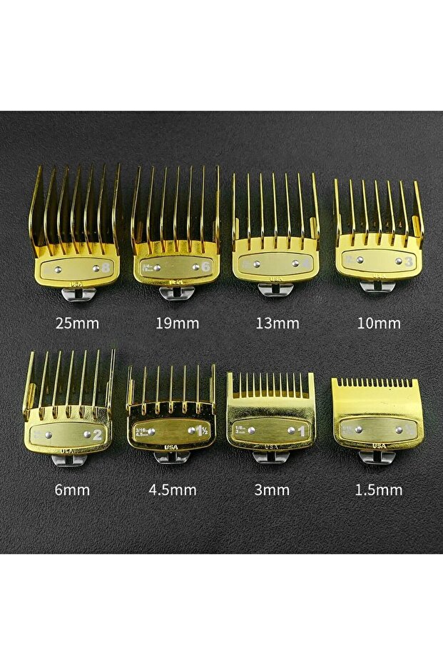 Choice Gold 8pcs/set Professional Barber Hair Clipper Guide Combs For ...