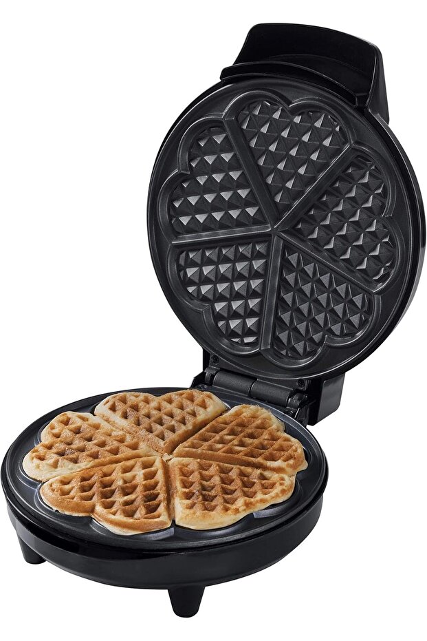 bestron Heart Shaped Waffle Maker,Non-Stick Coating, Automatic ...