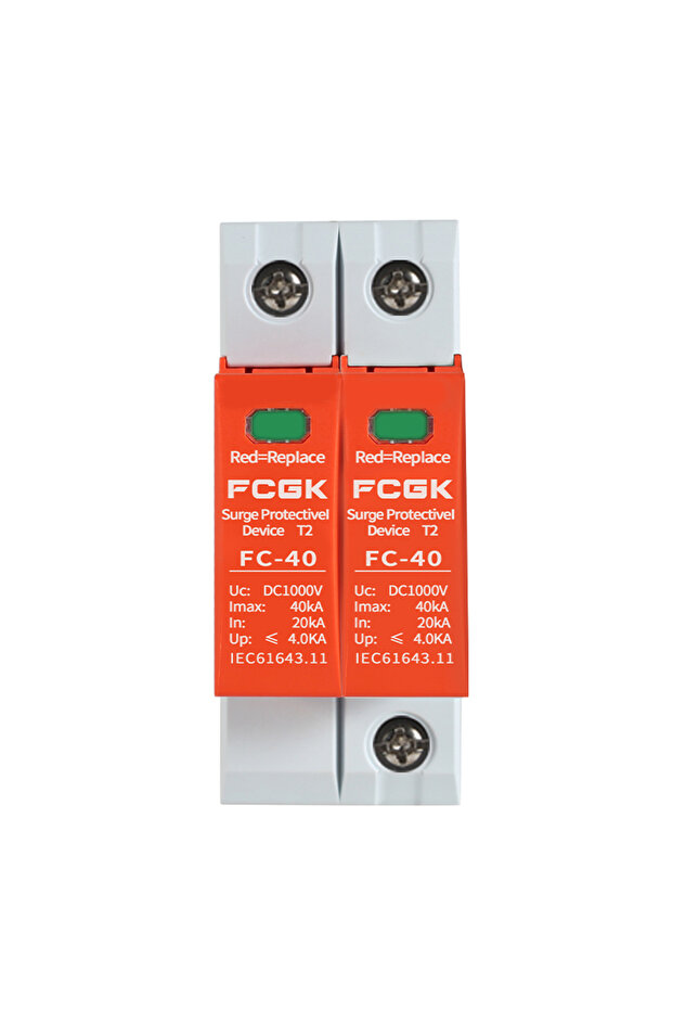 Choice Orange surge 600VDC 2P DC SPD 500V 600V 800V 1000V 20KA~40KA ...