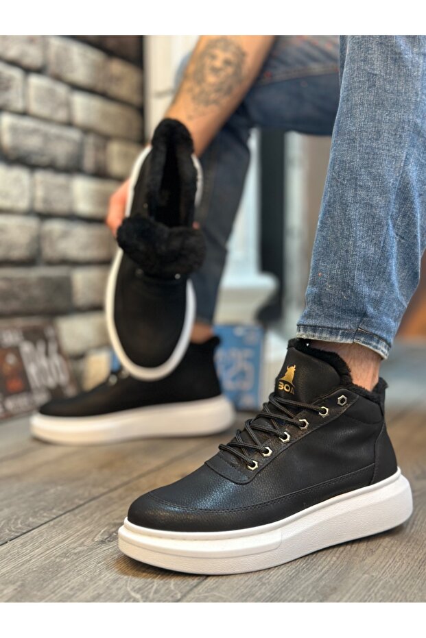 EBRUS TREND ET0151 İçi Kürklü Bağcıklı Erkek Tarz Spor Bot - Fiyatı ...