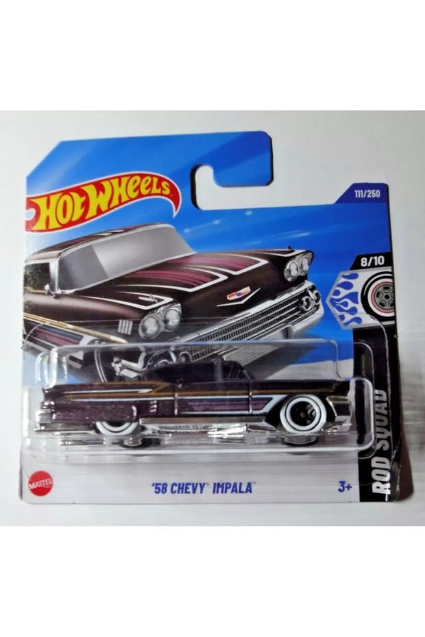 HOT WHEELS '58 Chevy Impala 2025 Rod Squad Serisi 1:64 Klasik Model ...