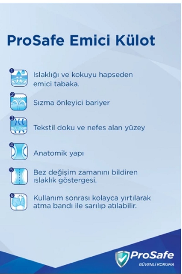 PROSAFE Emici Külot 130 - 170 Cm XL Extra Large 14 Lü - Fiyatı, Yorumları