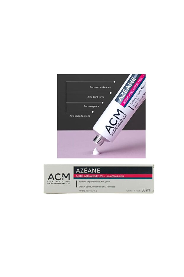 ACM Azelaic Acid Cream 15% Fade Dark Spots & Even Out Skin Tone 30ml ...