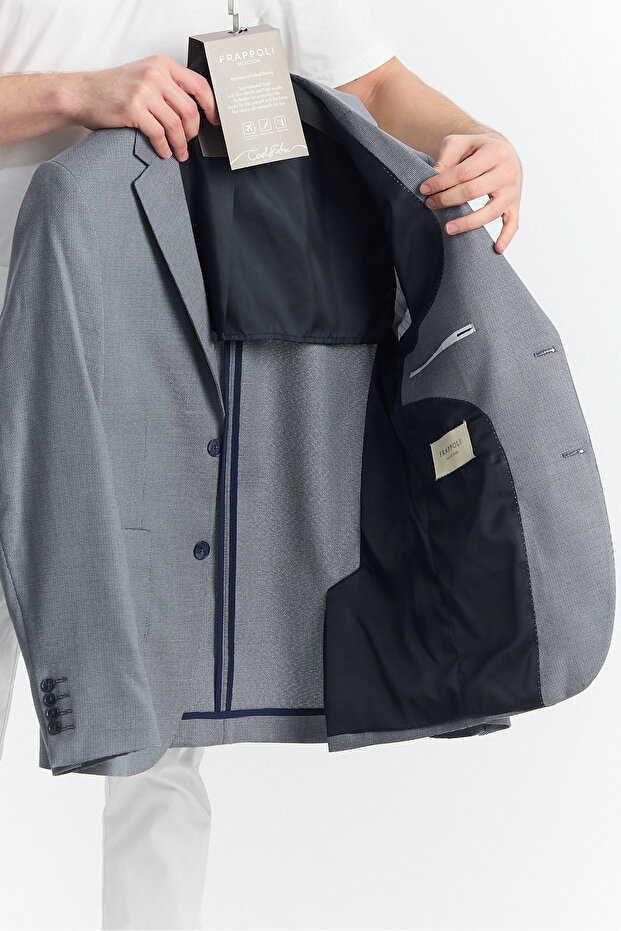 Frappoli Zenova Men's Navy Half Lined Bag Pocket Spring-Summer Sports ...