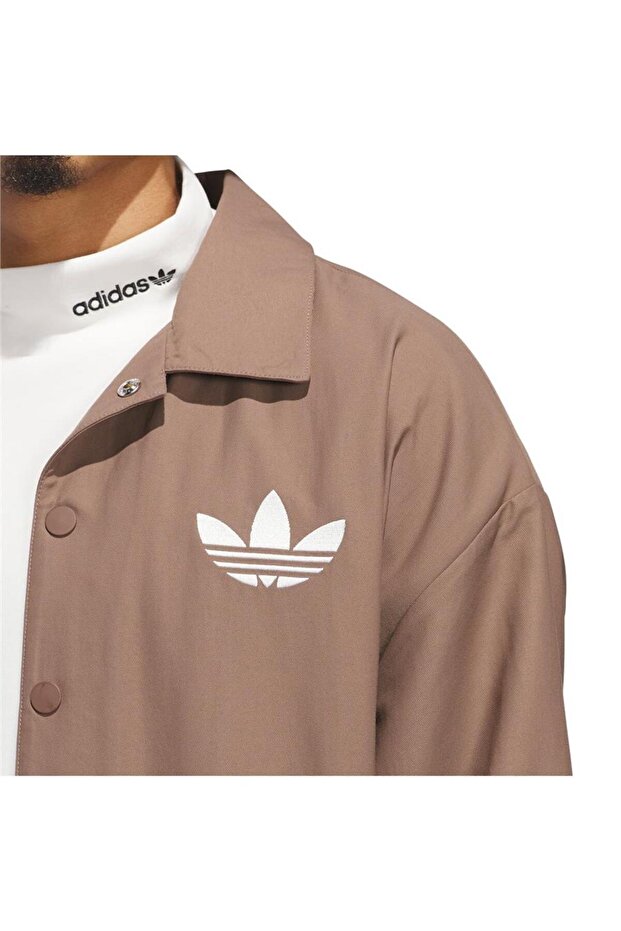 adidas Coach Brown Jacket (Iy7371)- Trendyol