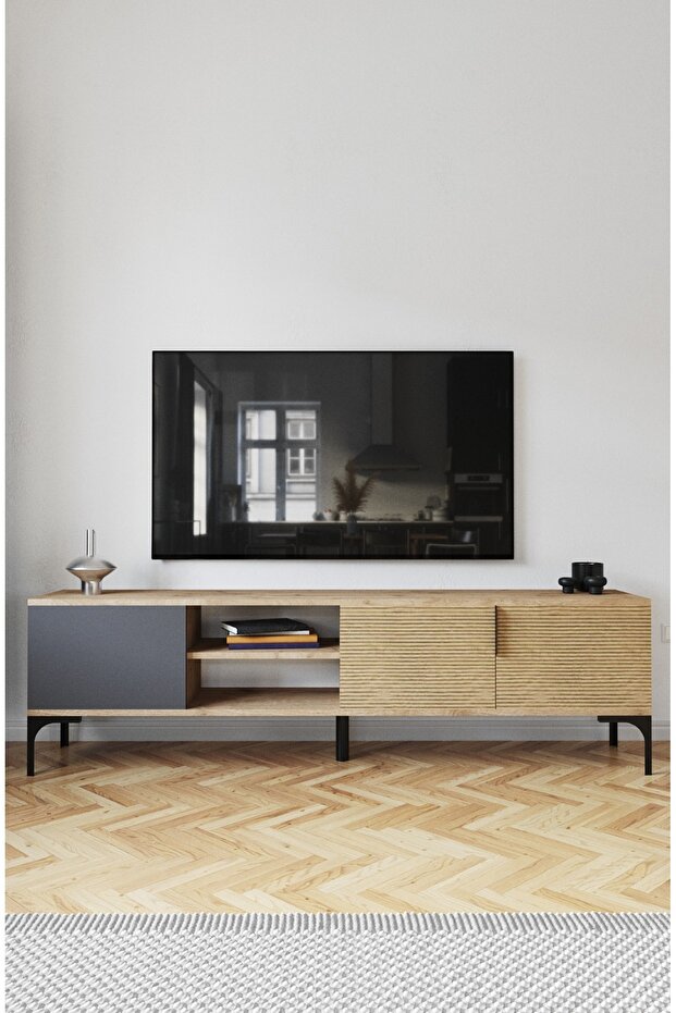 ALONEX HOME Vesta TV Ünitesi - 180 cm Modern Tasarım, Ekonomik Tv ...